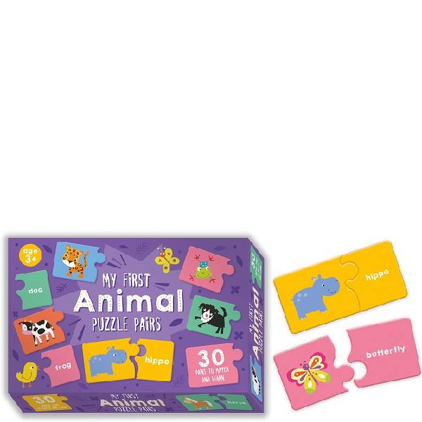 My First Animal Puzzle Pairs - Vibrance Gifts